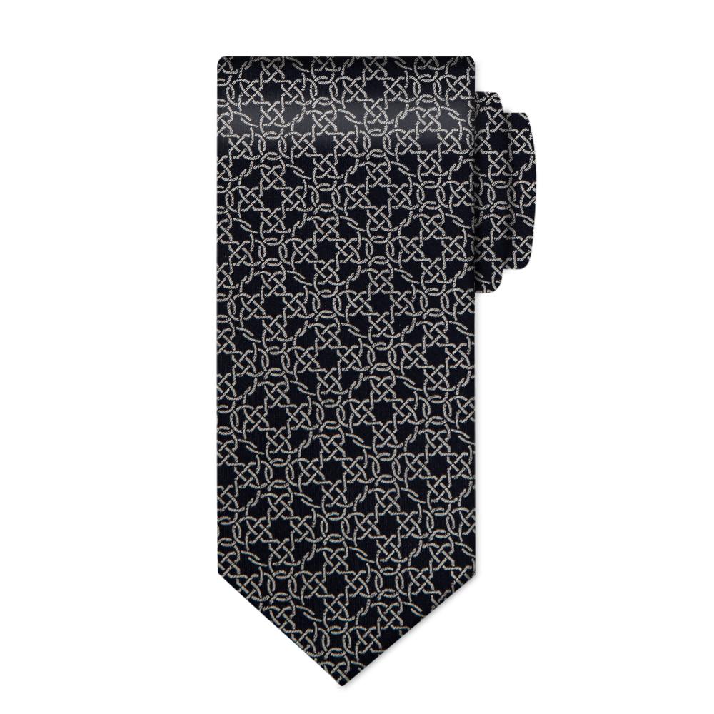 Mens Titanium Chain Tie - Black – The His Place