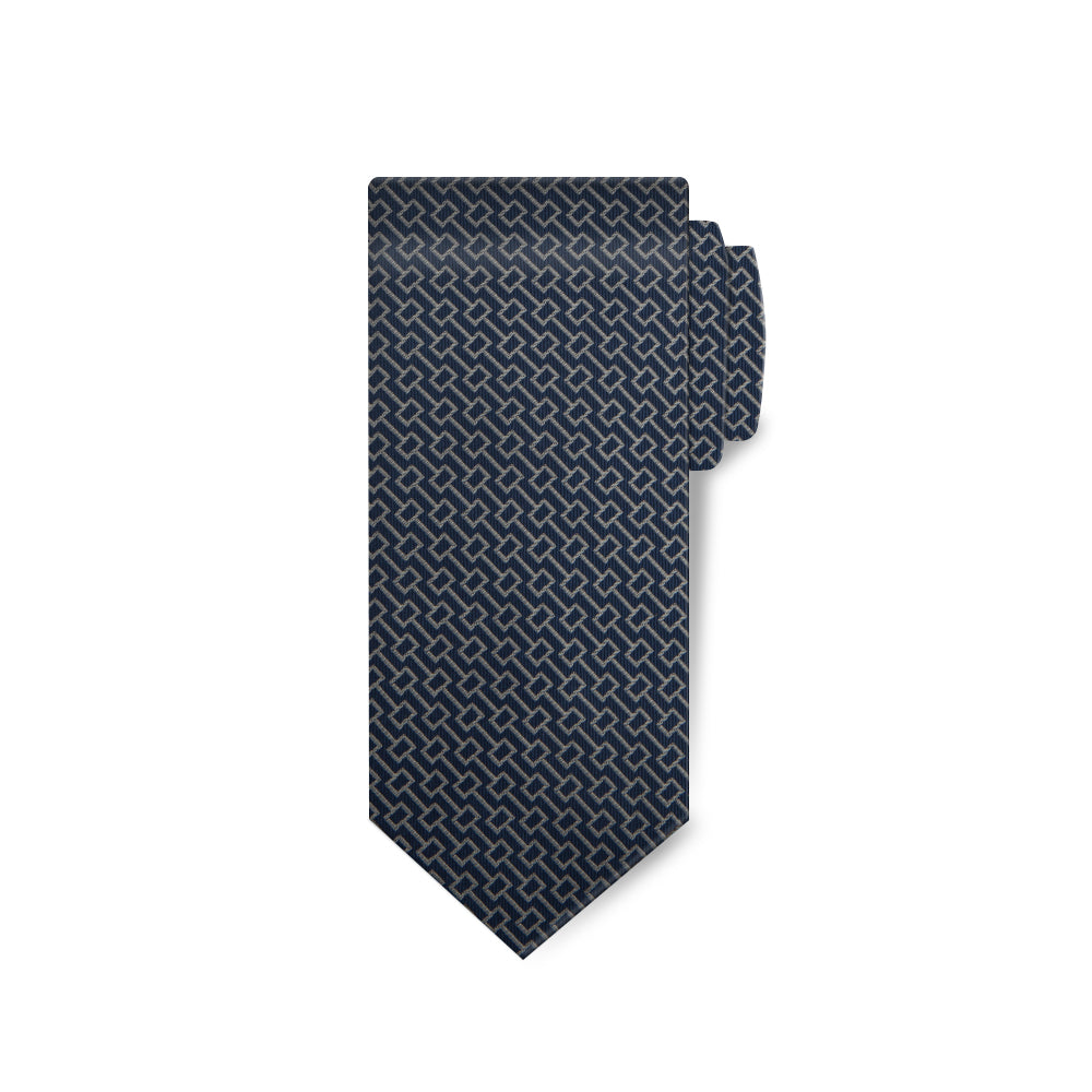 Titanium Mens Woven Cascade Collection Tie – The His Place